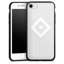 DeinDesign iPhone SE (2022) Handy Slim Case extra d&uuml;nn Silikon Handyh&uuml;lle schwarz H&uuml;lle Coat Of Arms Hamburger Sv Hsv Silikon Slim Case
