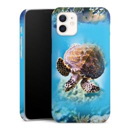 DeinDesign iPhone 12 mini Handy Premium Case Smartphone Handyh&uuml;lle Schutzh&uuml;lle matt Ocean Turtle Animals Premium Case