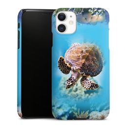 DeinDesign iPhone 11 Handy Premium Case Smartphone Handyh&uuml;lle Schutzh&uuml;lle matt Animals Ocean Turtle Premium Case