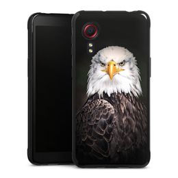 DeinDesign Galaxy XCover 5 EE Handy Silikon H&uuml;lle Case schwarz Handyh&uuml;lle Animals Eagle Bird