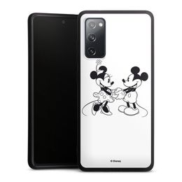 DeinDesign Galaxy S20 FE Handy Premium Silikon H&uuml;lle Handyh&uuml;lle schwarz Case Disney Valentine'S Day Silikon Premium Case
