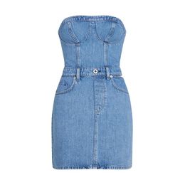 KARL LAGERFELD JEANS Kleid Damen Größe 42 blau Winterkleid