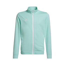 adidas Performance Sportjacke 'Entrada 22' Jungen Gr&ouml;&szlig;e 128 t&uuml;rkis / wei&szlig;