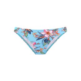 Lascana Damen Bikini-Hose, hellblau-bedruckt, Gr&ouml;&szlig;e 38