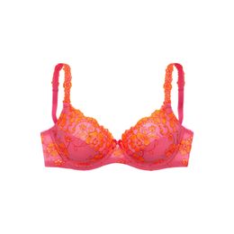 Lascana Damen B&uuml;gel-BH, pink-orange, Gr&ouml;&szlig;e 85B