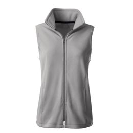WITT Damen Fleeceweste mit Antipilling-Ausr&uuml;stung, grau, Gr&ouml;&szlig;e 52