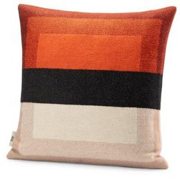Røros Tweed Lammwollkissenbezug Bento Rot-Rosa