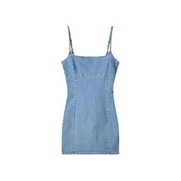 Bershka Kleid Damen Gr&ouml;&szlig;e 34 blue denim Winterkleid