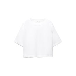 Pull&Bear Pull&Bear T-Shirt Damen Gr&ouml;&szlig;e L wei&szlig;