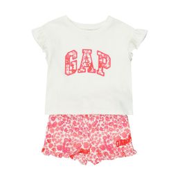 GAP Set M&auml;dchen Gr&ouml;&szlig;e 110 pink / altrosa / rot / wei&szlig;