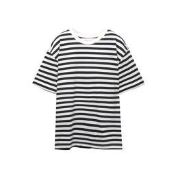 Pull&Bear Pull&Bear T-Shirt Damen Gr&ouml;&szlig;e XL schwarz / wei&szlig;