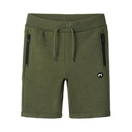 name it Shorts 'NKMVimo' Jungen Größe 104 dunkelgrün / schwarz / weiß