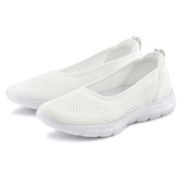 Lascana Damen Sneaker Ballerinas, offwhite, Größe 44
