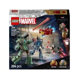 Lego 76320 Marvel Super Heroes Iron Man & War Machine vs. Hammer-Drohnen, Konstruktionsspielzeug
