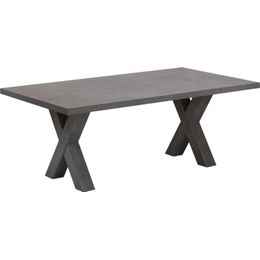 Mäusbacher Couchtisch MÄUSBACHER "Mister X-CT 120 TOPSELLER", grau (graphit, graphit, graphit, graphit), B:120cm H:47cm T:70cm, Tische, Mäusbacher Couchtisch mit X Gestell. Breite 120 cm