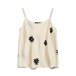 V&eacute;ro Moda Vero Moda Top 'VMRoe' Damen Gr&ouml;&szlig;e L schwarz / naturwei&szlig;