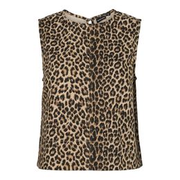 Pieces Top 'PCSalume' Damen Gr&ouml;&szlig;e XS hellbeige / mokka / schwarz