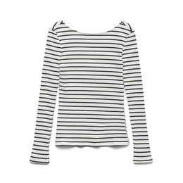 V&eacute;ro Moda Vero Moda Shirt 'VMSea' Damen Gr&ouml;&szlig;e L marine / wei&szlig;