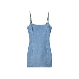 Bershka Kleid Damen Gr&ouml;&szlig;e 34 blue denim Winterkleid