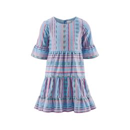 happy girls Kleid M&auml;dchen Gr&ouml;&szlig;e 146 blau / blue denim / helllila / hellpink