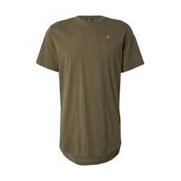 G-Star Raw G-star T-Shirt 'Lash Back' Herren Gr&ouml;&szlig;e M dunkelgelb / oliv / wollwei&szlig;