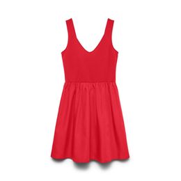 Vero Moda Kleid 'VMVally' Damen Gr&ouml;&szlig;e 40 rot Sommerkleid