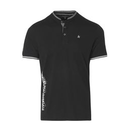 Koroshi Poloshirt Herren Gr&ouml;&szlig;e XXXL grau / schwarz / wei&szlig;