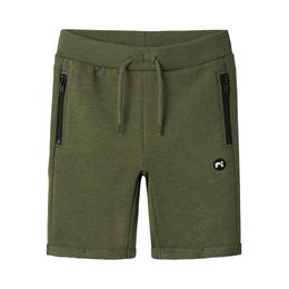 name it Shorts 'NKMVimo' Jungen Gr&ouml;&szlig;e 164 dunkelgr&uuml;n / schwarz / wei&szlig;