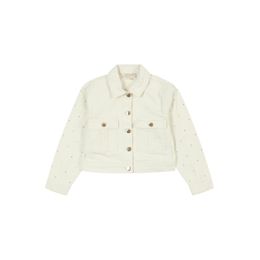 Michael Kors Kids Jacke M&auml;dchen Gr&ouml;&szlig;e 128 creme / silber
