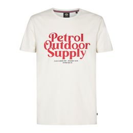 PETROL INDUSTRIES T-Shirt Herren Gr&ouml;&szlig;e M rot / schwarz / wei&szlig;