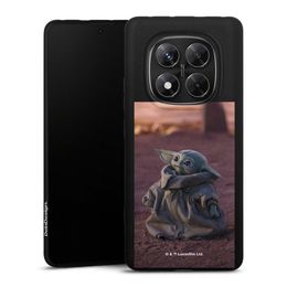 DeinDesign Xiaomi Redmi Note 14 Pro 5G Handy Premium Silikon H&uuml;lle Handyh&uuml;lle schwarz Case The Child Star Wars Baby Yoda Silikon Premium Case