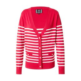 19V69 Italia Strickjacke 'Fulvia' Damen Gr&ouml;&szlig;e XL rot / wei&szlig;