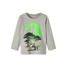 name it Shirt 'Jurrasic Park' Jungen Gr&ouml;&szlig;e 104 beige / grau / gr&uuml;n / schwarz