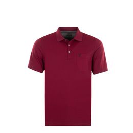 Hajo Shirt Kurzarm-Poloshirt Softknit mit Knopfleiste und Brusttasche in Regular Fit