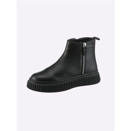 Andrea Conti Stiefelette, Schwarz, Gr. 41, Damen, Stiefeletten, Material: Rindsleder