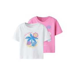 name it Shirt 'NMFJassa' girl Pink, White size 104