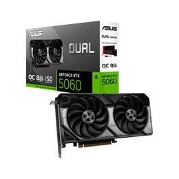 ASUS GeForce RTX 5060 DUAL OC 8GB, Grafikkarte DLSS 4, 3x DisplayPort, 1x HDMI 2.1