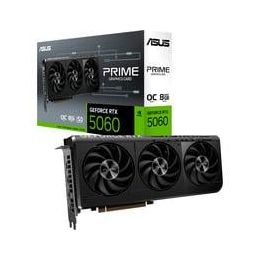 ASUS GeForce RTX 5060 PRIME OC 8GB, Grafikkarte DLSS 4, 3x DisplayPort, 1x HDMI 2.1