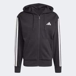 adidas Sportswear Sportsweatjacke Herren Größe S schwarz / weiß