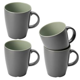 Gimex Geschirrserie Vivid Line Henkelbecher 4-tlg., mint