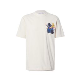 TOPMAN T-Shirt Herren Gr&ouml;&szlig;e XS creme / blau / gelb / schwarz