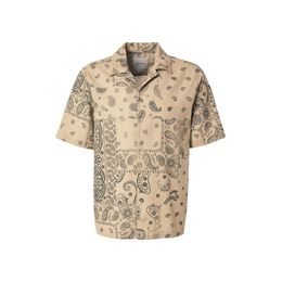 Only & Sons Only & Sons Hemd 'ONSCAIDEN' Herren Größe L dunkelbeige / schwarz