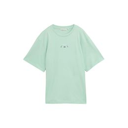 Tom Tailor Denim T-Shirt Damen Größe XL mint / lila / helllila / offwhite