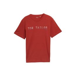 Tom Tailor T-Shirt Herren Größe L dunkelblau / rot / weiß