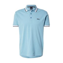 BOSS Poloshirt 'Paddy' Herren Größe M hellblau / schwarz / weiß