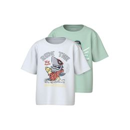 name it Shirt 'NMMVANYO' boy Green, White size 122/128