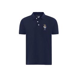 Williot Poloshirt Herren Größe S enzian / dunkelblau / umbra / weiß