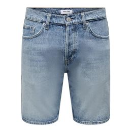 Only & Sons Only & Sons Shorts 'Edge' Herren Größe 34 blue denim