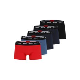 Hugo Boxershorts Herren Größe L blau / hellblau / rot / schwarz
