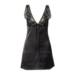 Nasty Gal Kleid Damen Größe 42 schwarz Winterkleid